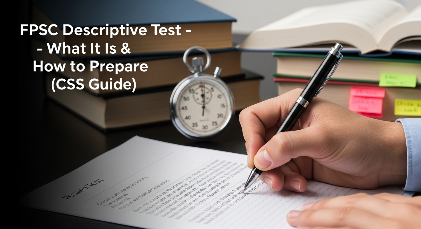 FPSC Descriptive Test – Proven CSS Guide to Ace It 2025
